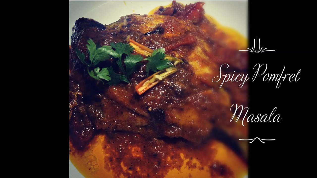 Spicy Pomfret Masala || Tandoori Pomfret Masala || Pomfret Masala ...