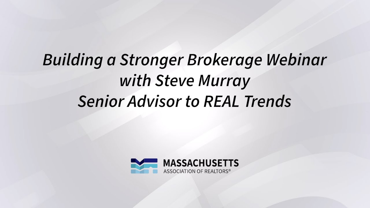 Building A Stronger Brokerage with Steve Murray - YouTube