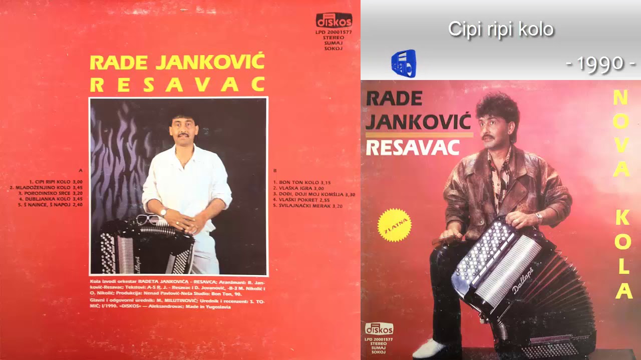 Rade Jankovic Resavac - Cipi ripi kolo - (Audio 1990) - YouTube