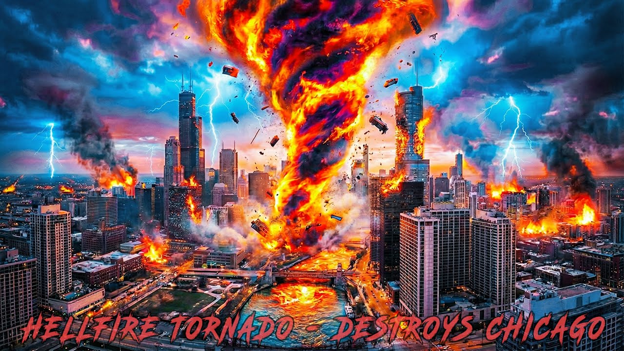 Chicago Fire Tornado Disaster Simulation: Unimaginable Apocalypse | AI ...