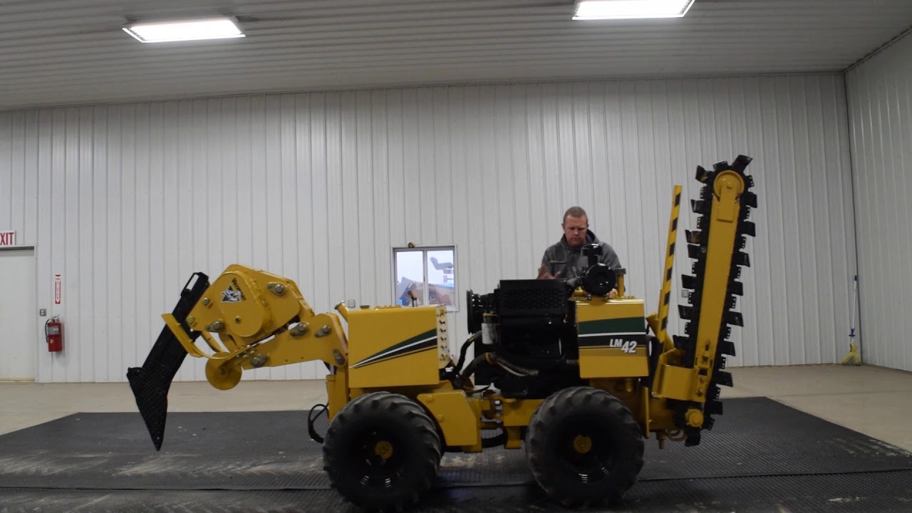 STK# 3053 2005 VERMEER LM42 WALK-BESIDE TRENCHER - VIBRATORY PLOW. WWW ...