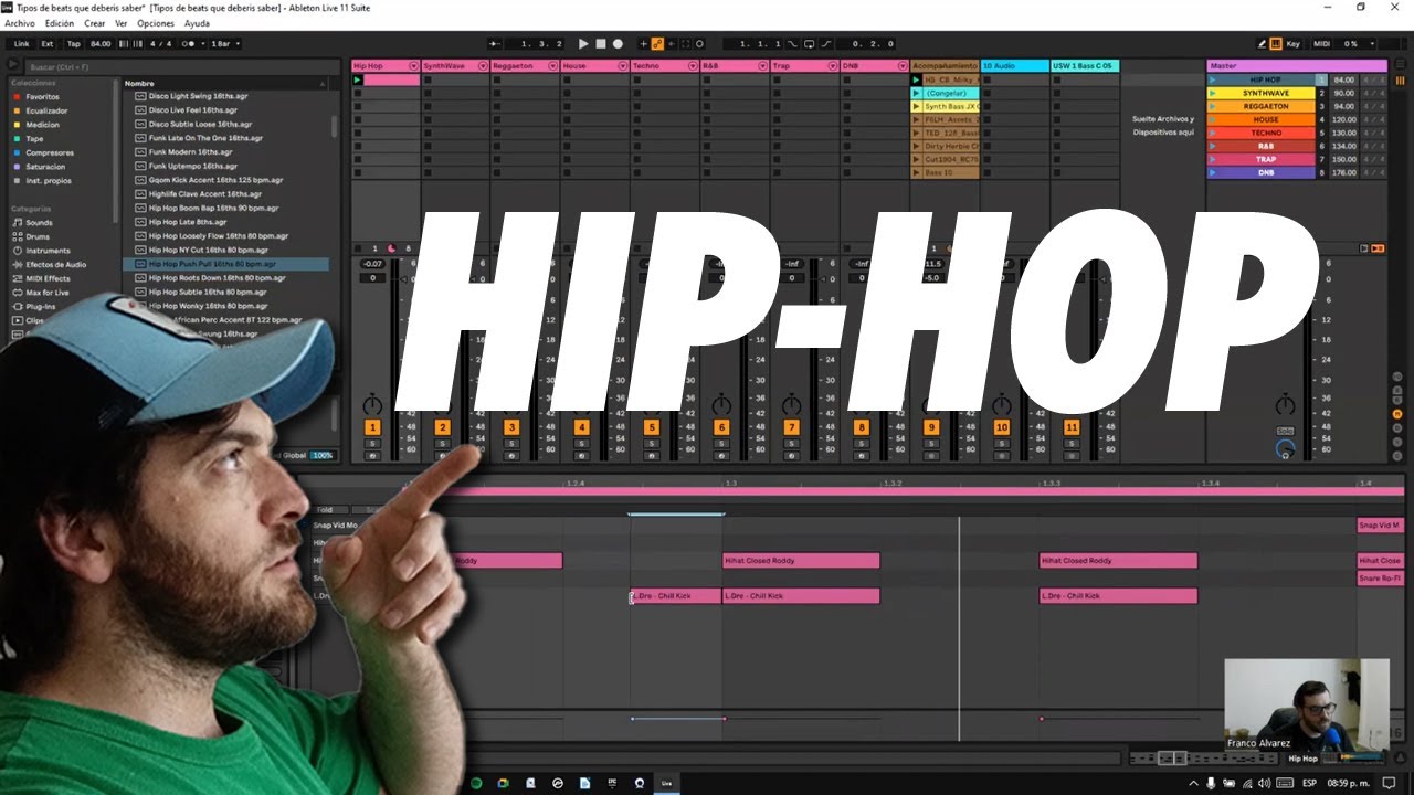 Como crear BEATS de HIP HOP usando ABLETON LIVE - YouTube