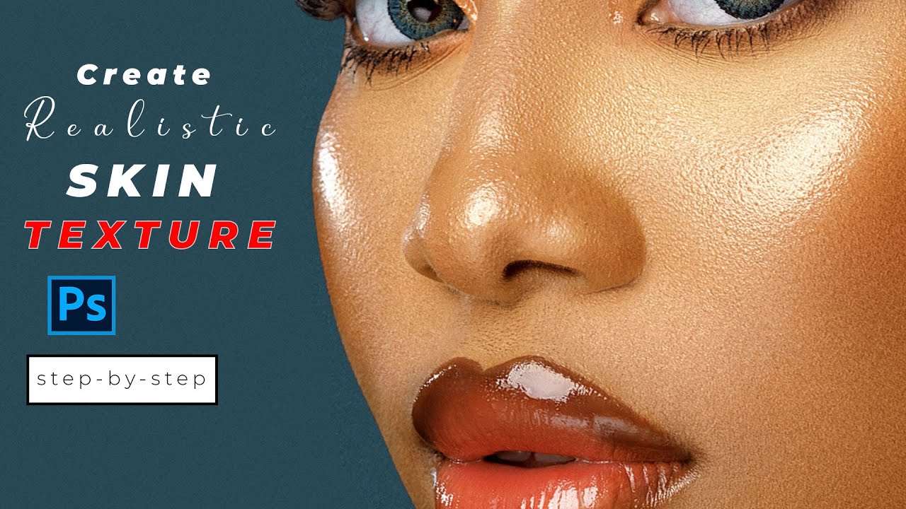 Create Realistic Skin Texture step by step in photoshop - YouTube
