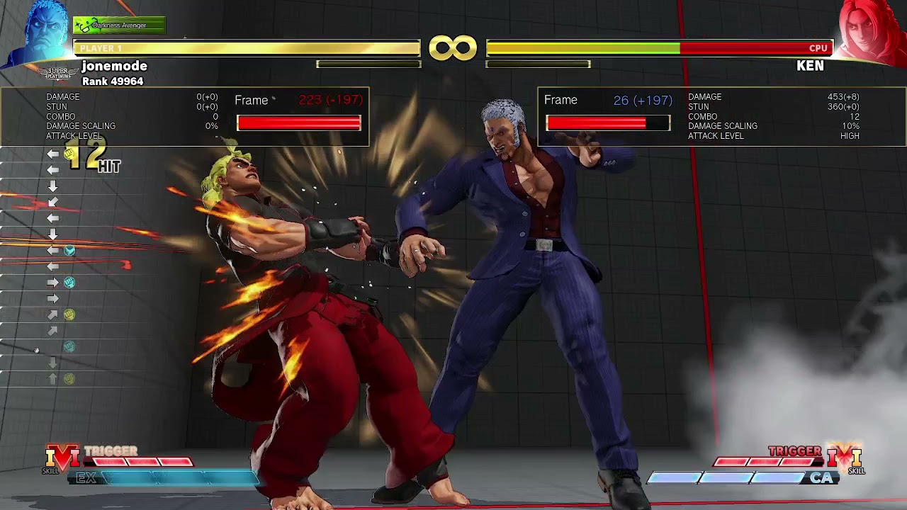 SFV - Urien headbutt loop (Tokido version) - YouTube