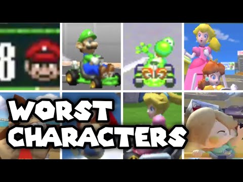 Every WORST CHARACTERS of All Mario Kart - YouTube