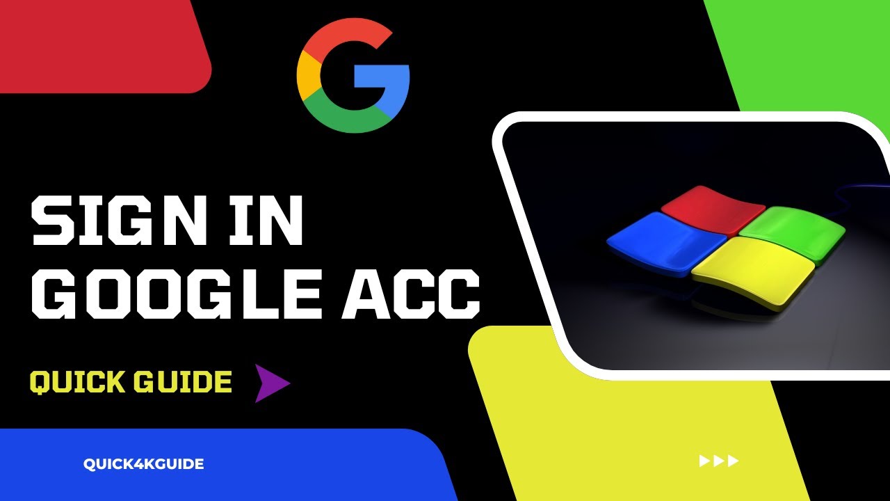 How To Sign In To Google Account On Laptop Or PC - Step By Step Guide ...