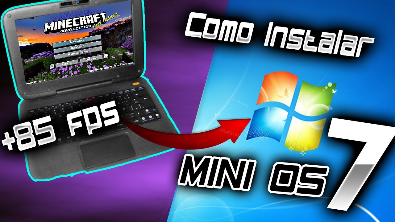 Como Instalar MINIOS 7 En la NETBOOK DEL GOBIERNO - YouTube