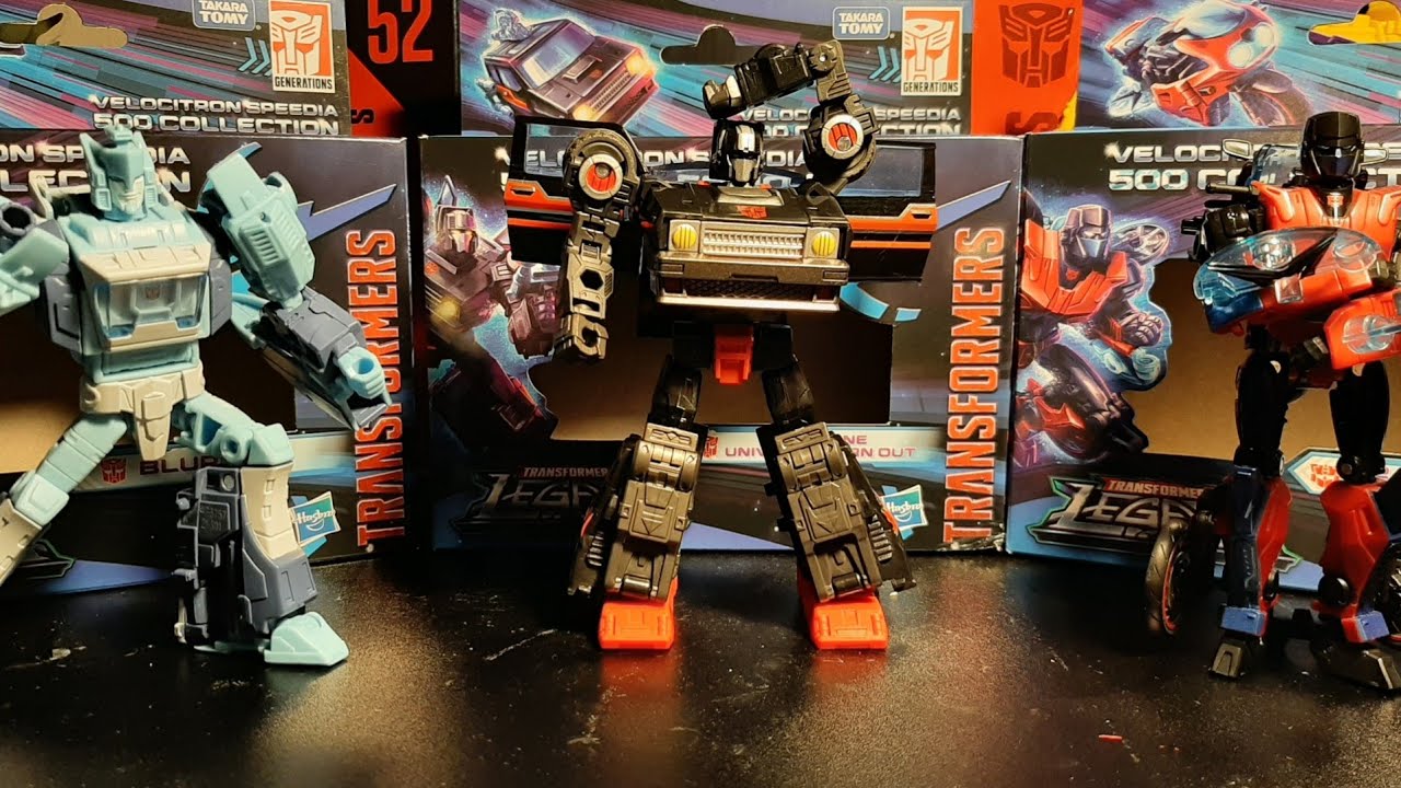 Unboxing: Transformers Legacy, Blurr, Burnout and Road Rocket - YouTube
