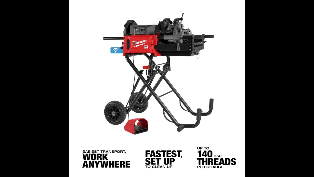 Milwaukee® MX FUEL™ Pipe Threading Machine - YouTube