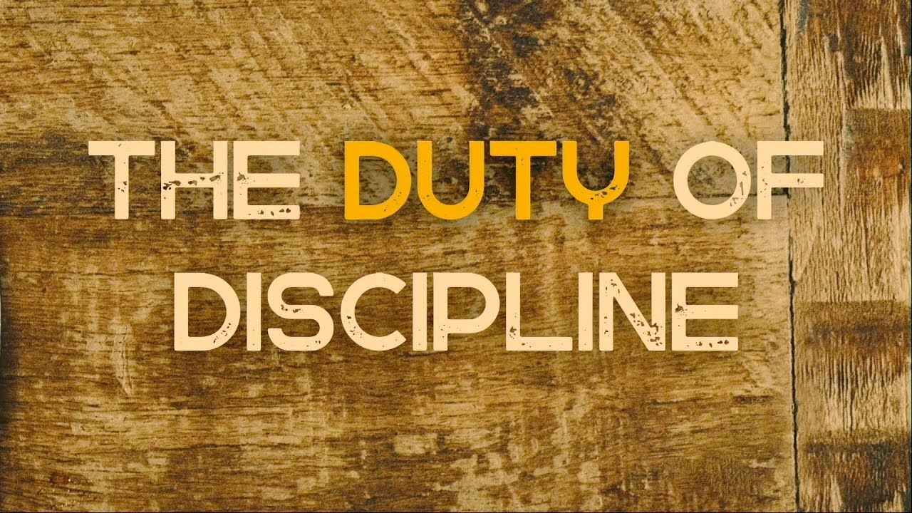 The Duty of Discipline | Pastor Shane Idleman - YouTube