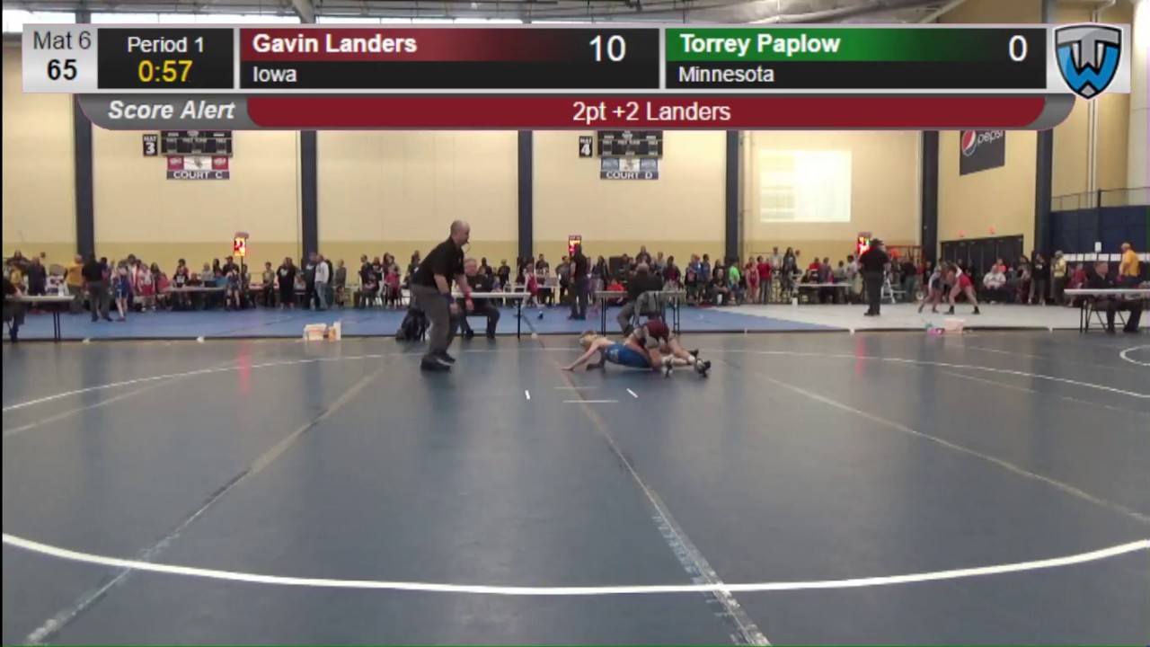 5029 Intermediate 65 Gavin Landers Iowa vs Torrey Paplow Minnesota ...