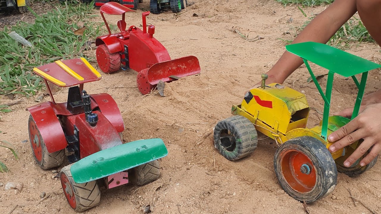 DIY Small Tractor Farming - YouTube