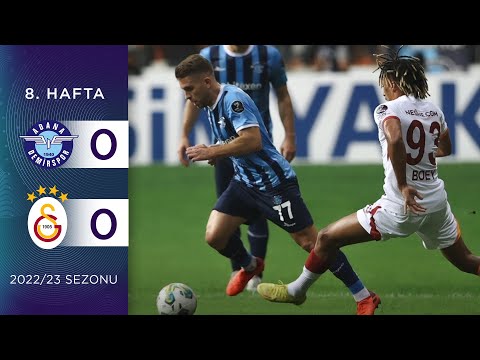 Adana Demirspor (0-0) Galatasaray | 8. Hafta - 2022/23
