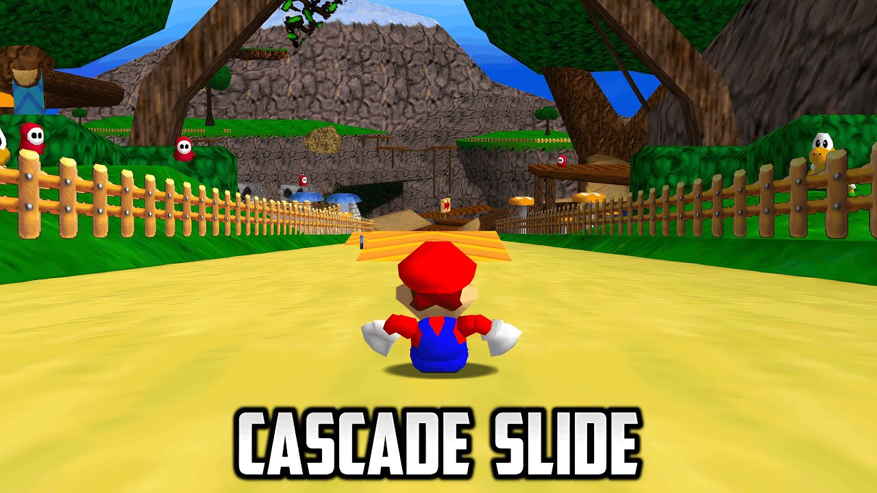 ⭐ Super Mario 64 - Cascade Slide - YouTube