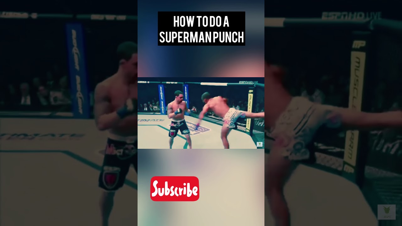 How to do a superman punch for MMA and kickboxing - YouTube