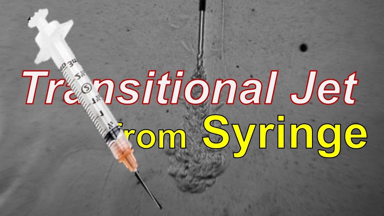 Schlieren Visualization | Jet | Transitional Jet Pushed from Syringe ...