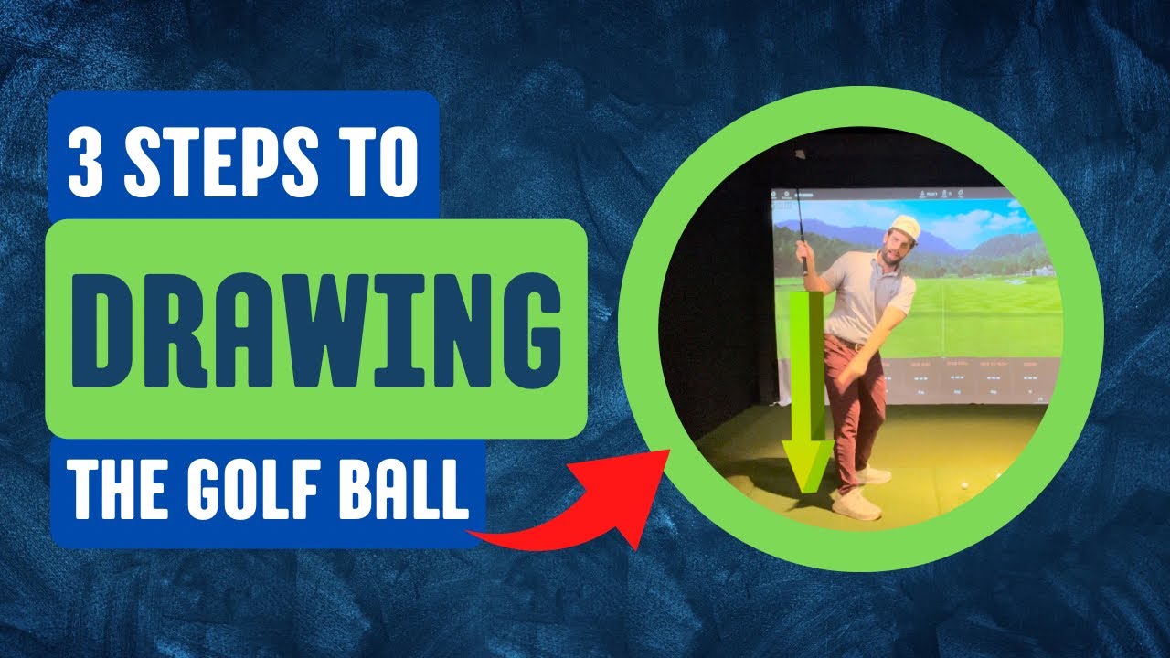 3 Steps to DRAWING the Golf Ball (or at least STOP SLICING) - YouTube