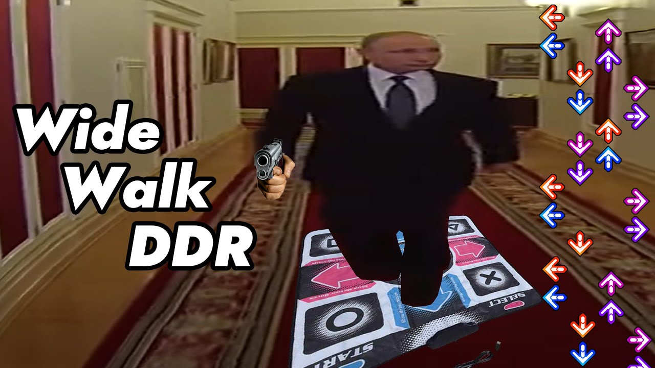 I charted Widewalk in DDR so you can widewalk alongside world leaders ...