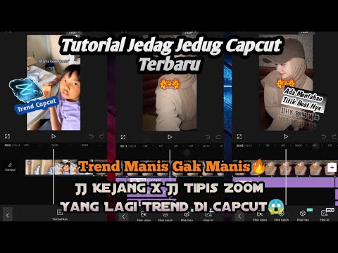 Tutorial Jedag Jedug Capcut Terbaru | JJ Kejang X JJ Tipis Zoom | Yang Lagi Trend Di Capcut😱 ...