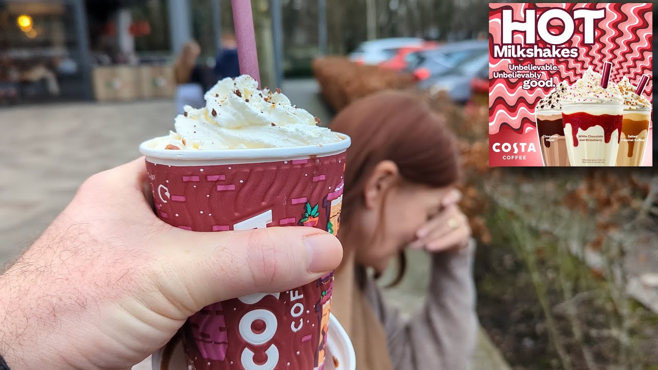 Costa Hot Milkshakes OMG!! - YouTube