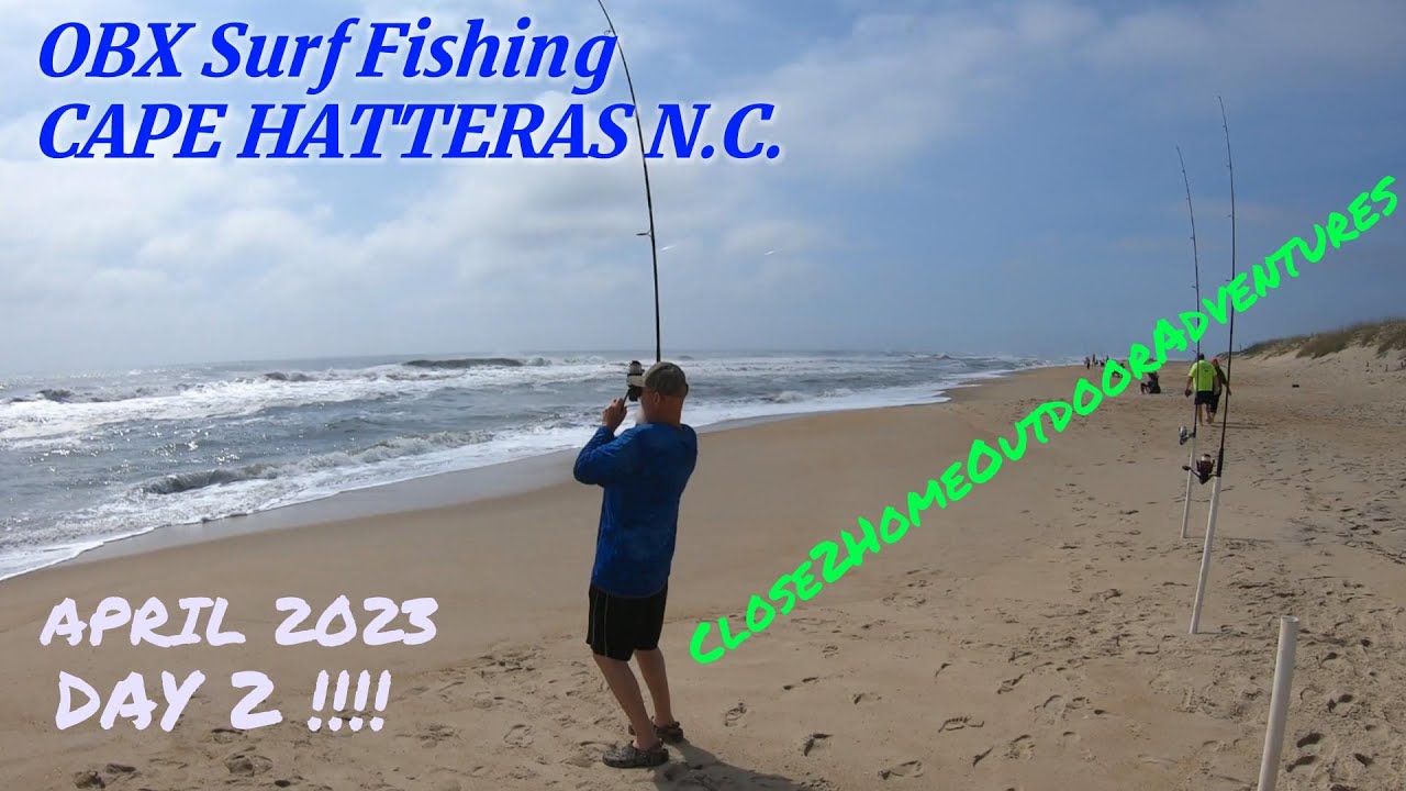 OBX Cape Hatteras Surf Fishing DAY 2 !!!!! POPS GETS IT DONE ...