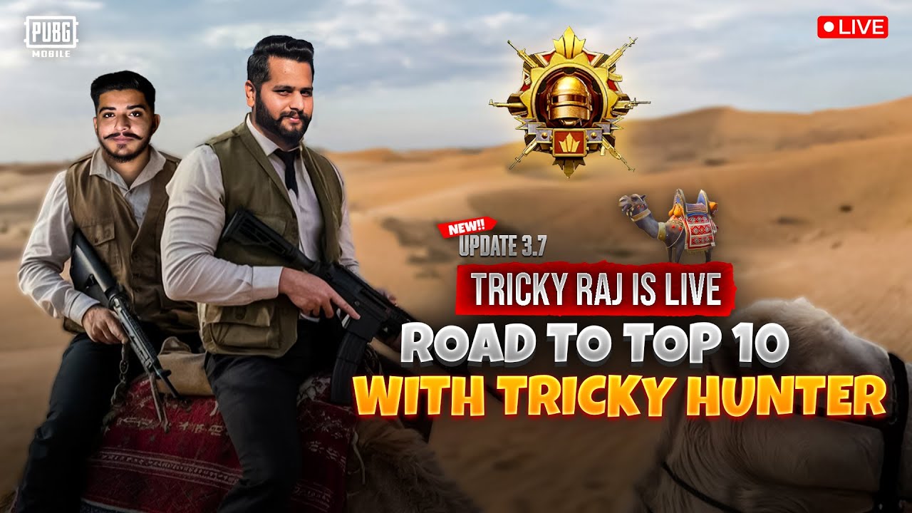 Top Ranking In Middle East With Tricky Hunter | PUBG MOBILE | TRICKY RAJ - YouTube