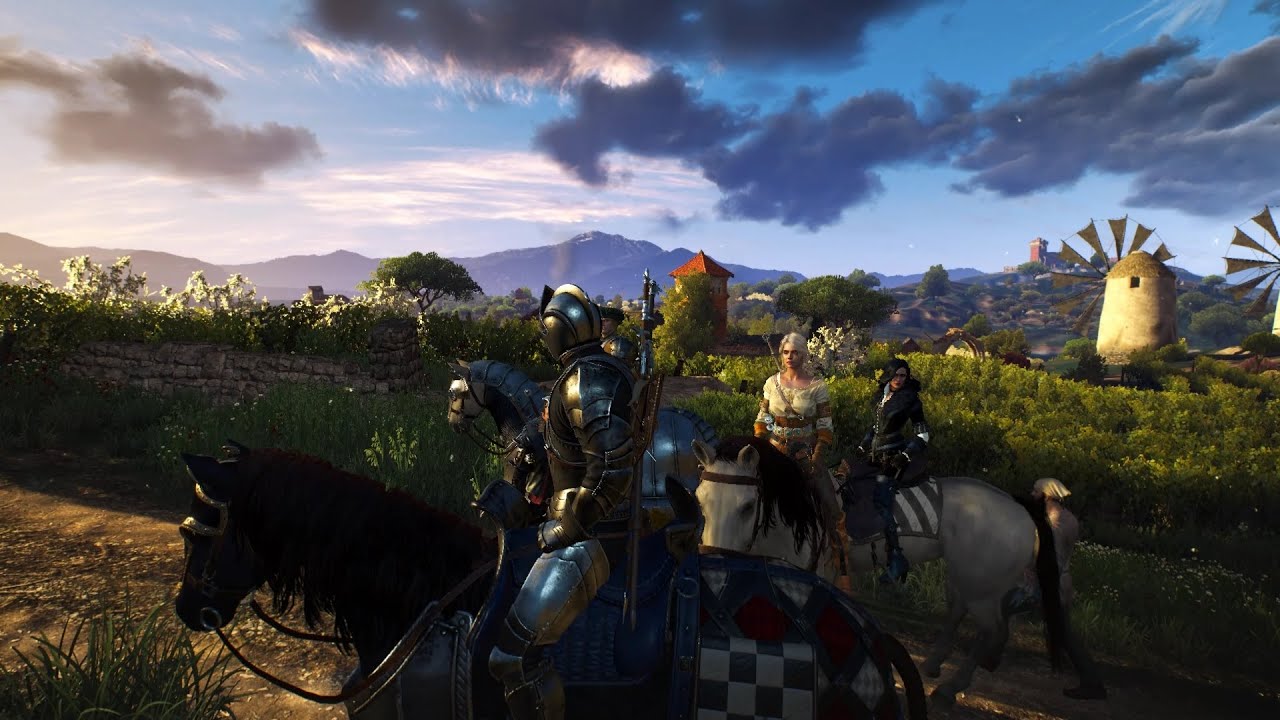 The Witcher 3 Beautiful Toussaint #witcher #firstperson - YouTube