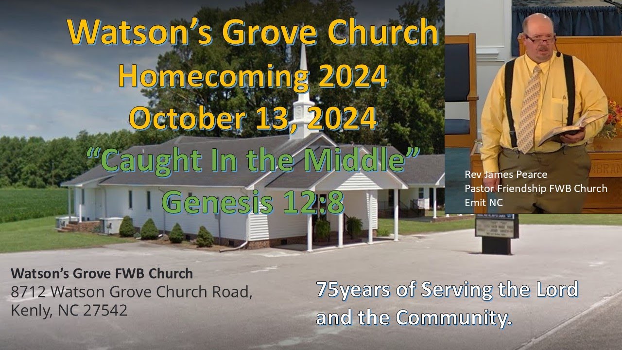 Watson's Grove Homecoming James Pearce - Caught In The Middle - YouTube