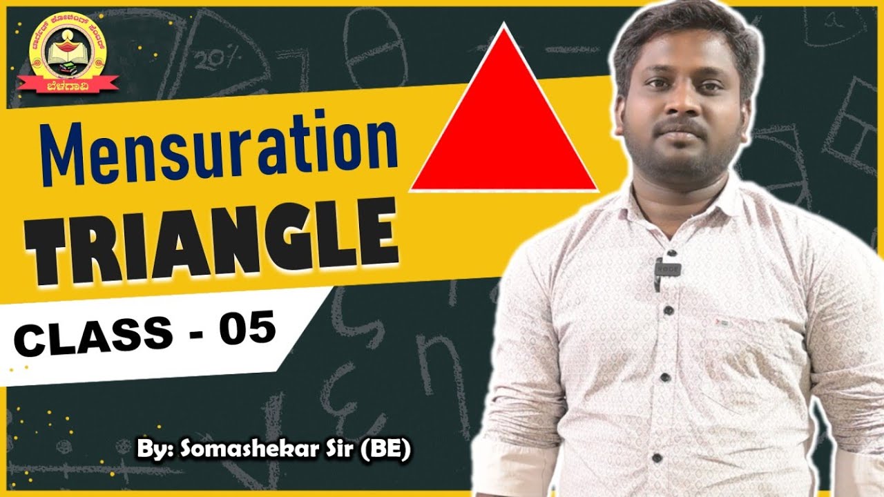 Maths & Mental Ability | Complete Mensuration| Triangle ತ್ರಿಕೋನ | RRB ...