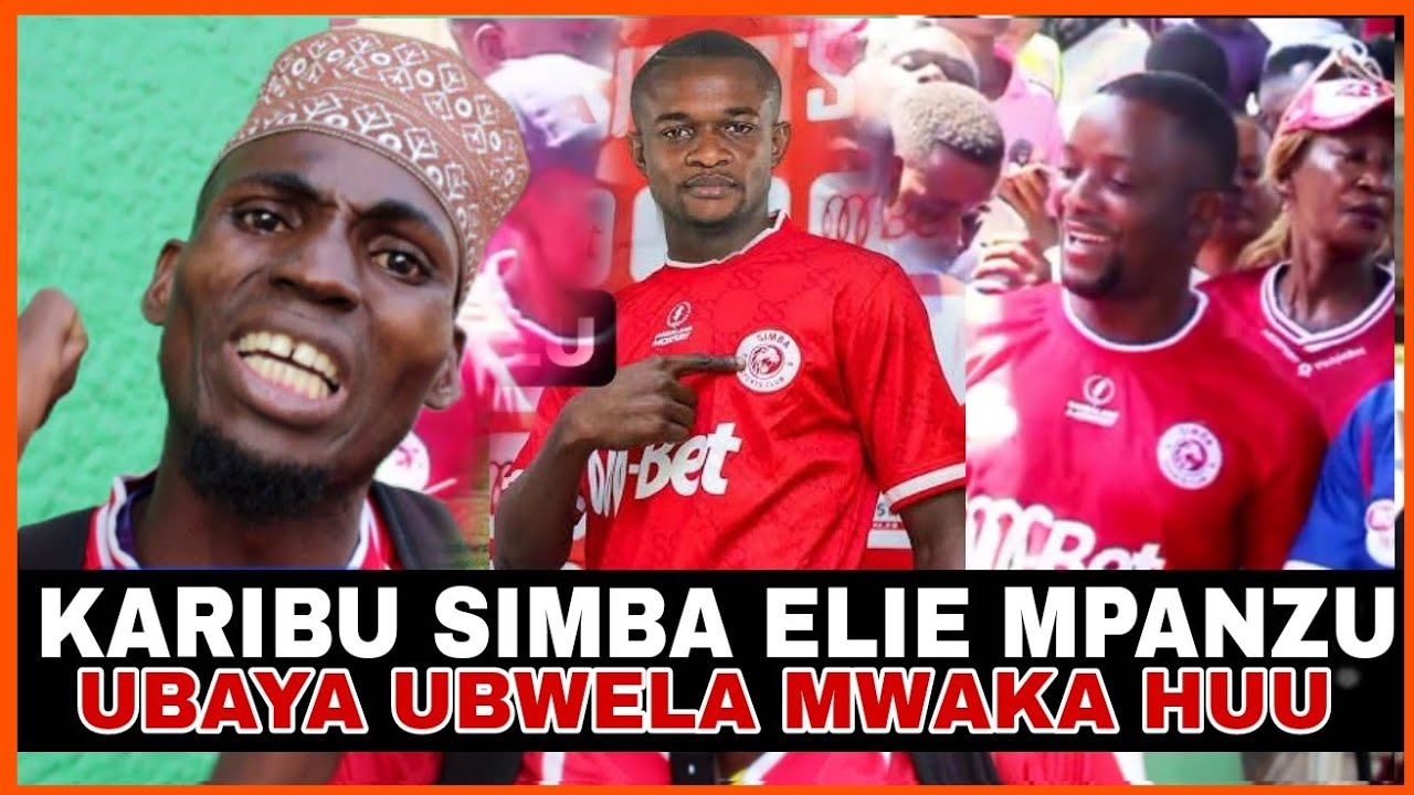 🔴#Live: ONA MASHABIKI WA SIMBA WACHACHAWA KWA FURAHA MPANZU KUSAIN ...