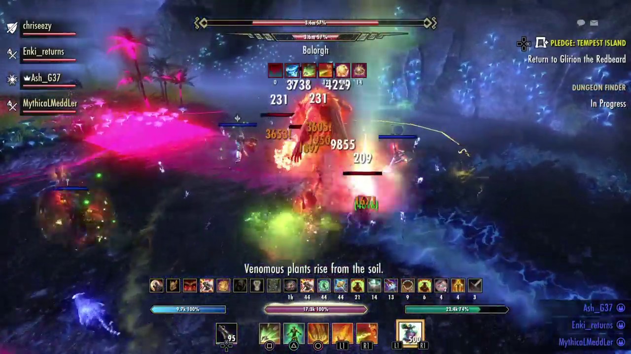 The Elder Scrolls Online: Vet March of Sacrifice - final boss - YouTube