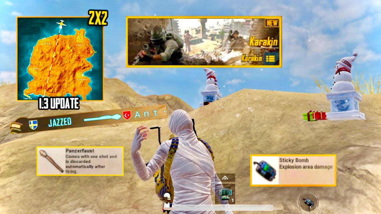 NEW KARAKIN & FIRST PANZERFAUST KILL 🔥 PUBG MOBILE - YouTube