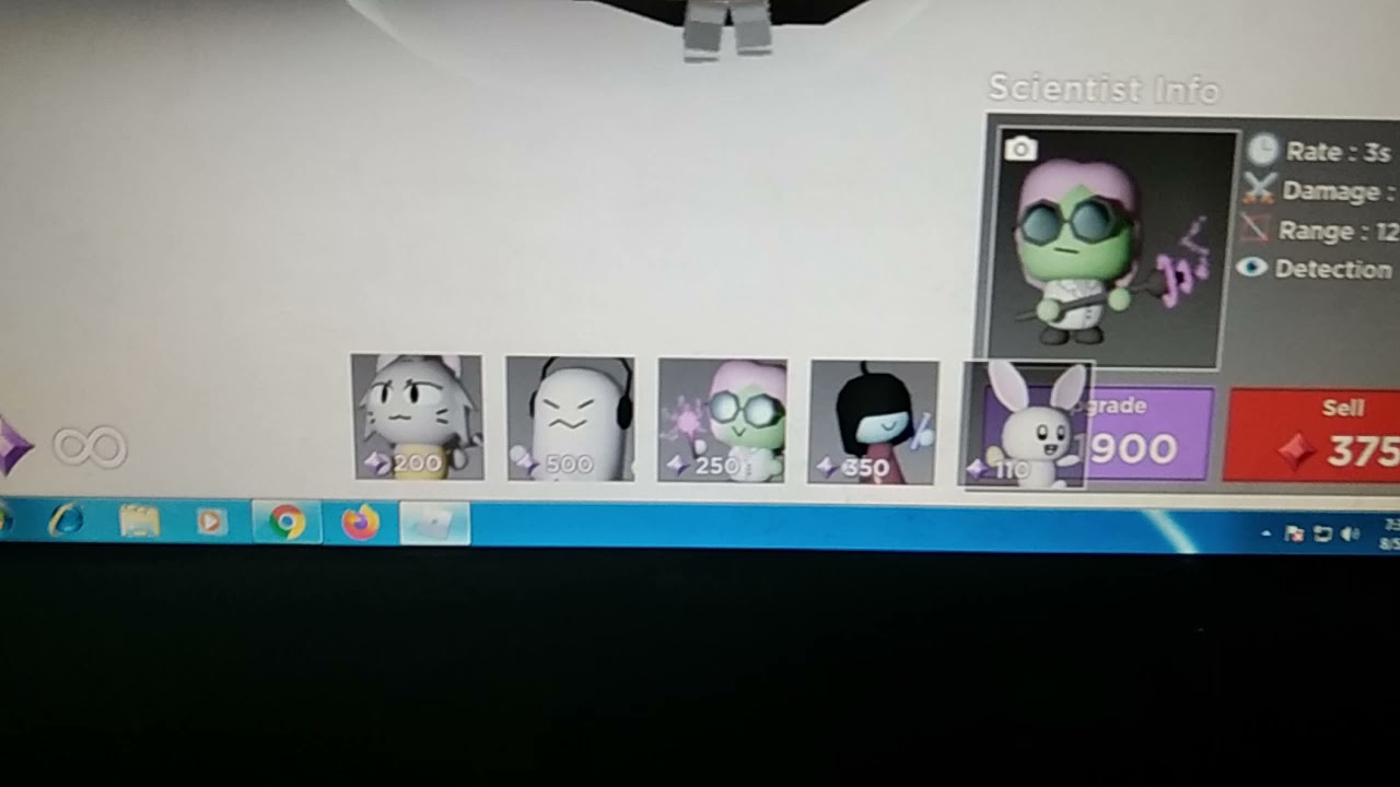 roblox (tower heroes) mechanic scientist skin showcase - YouTube