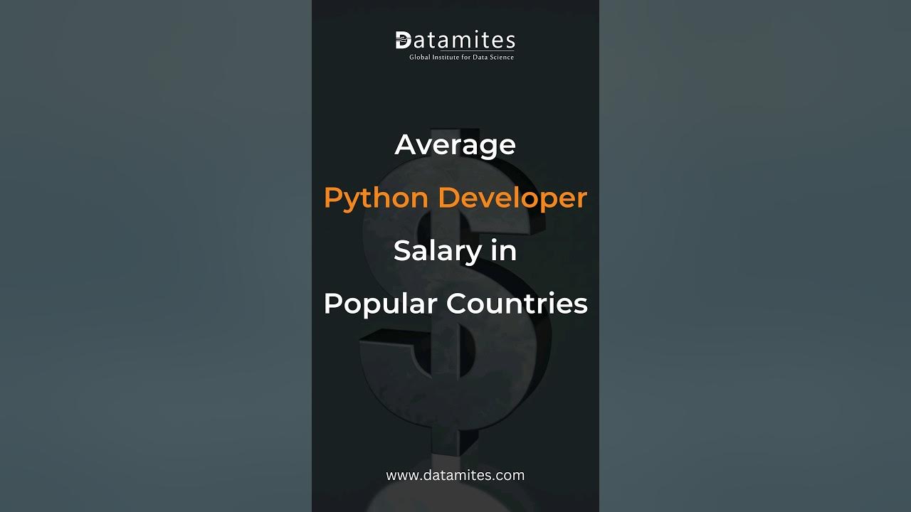 Python Salary in Popular Countries | #pythondeveloper #shorts - YouTube