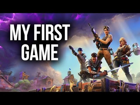 My FIRST TIME Playing FORTNITE! *NEW* GAME! - YouTube