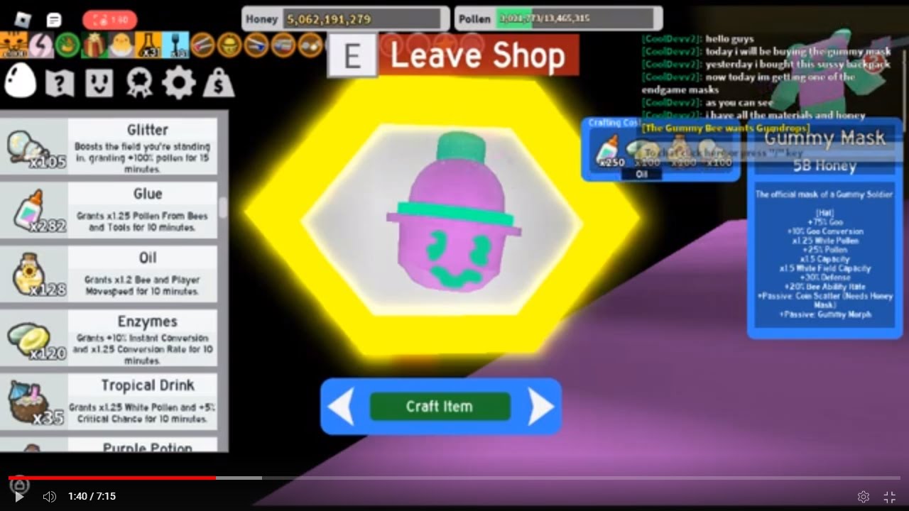 Finally getting the gummy mask after 69 years - YouTube