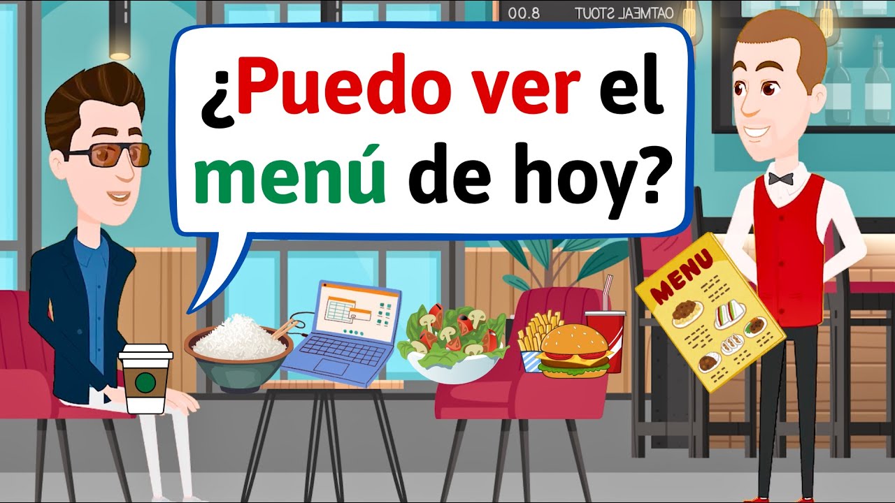 Conversación en Español - En la cafetería - Aprende Español con ...