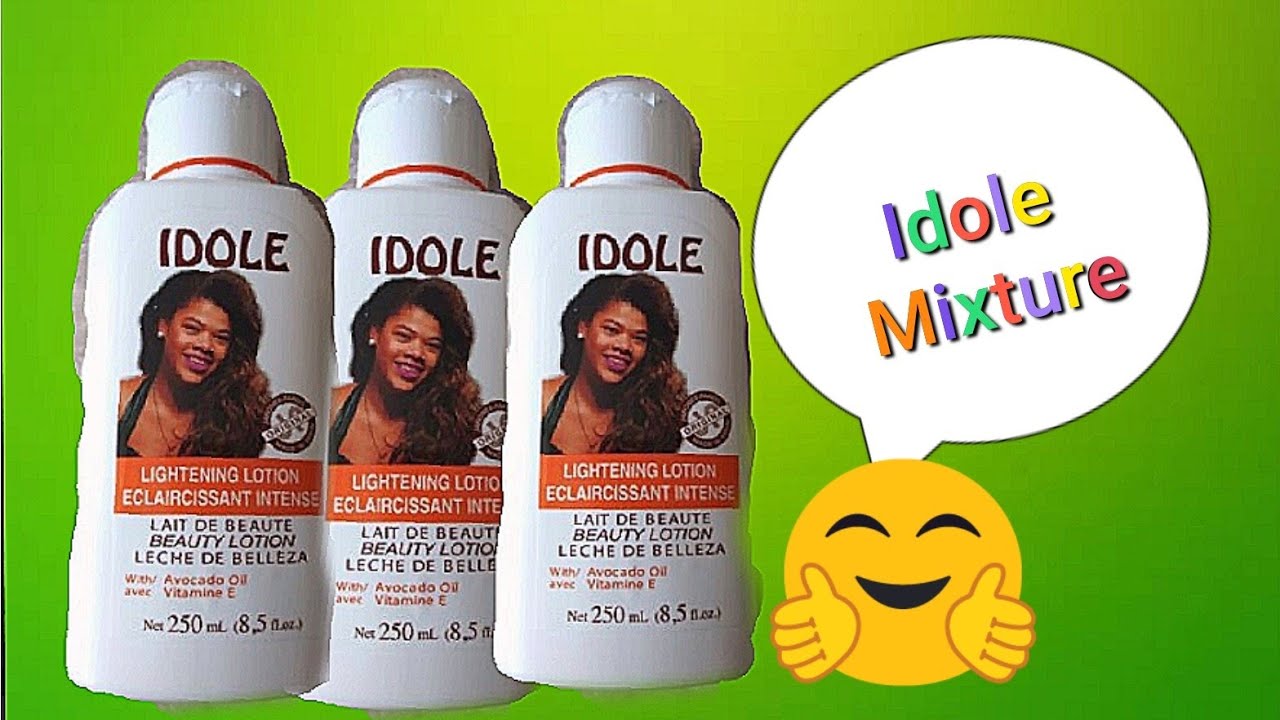 HOW TO MIX IDOLE INTENSE LOTION (#4) To get Light In 1 Month - YouTube