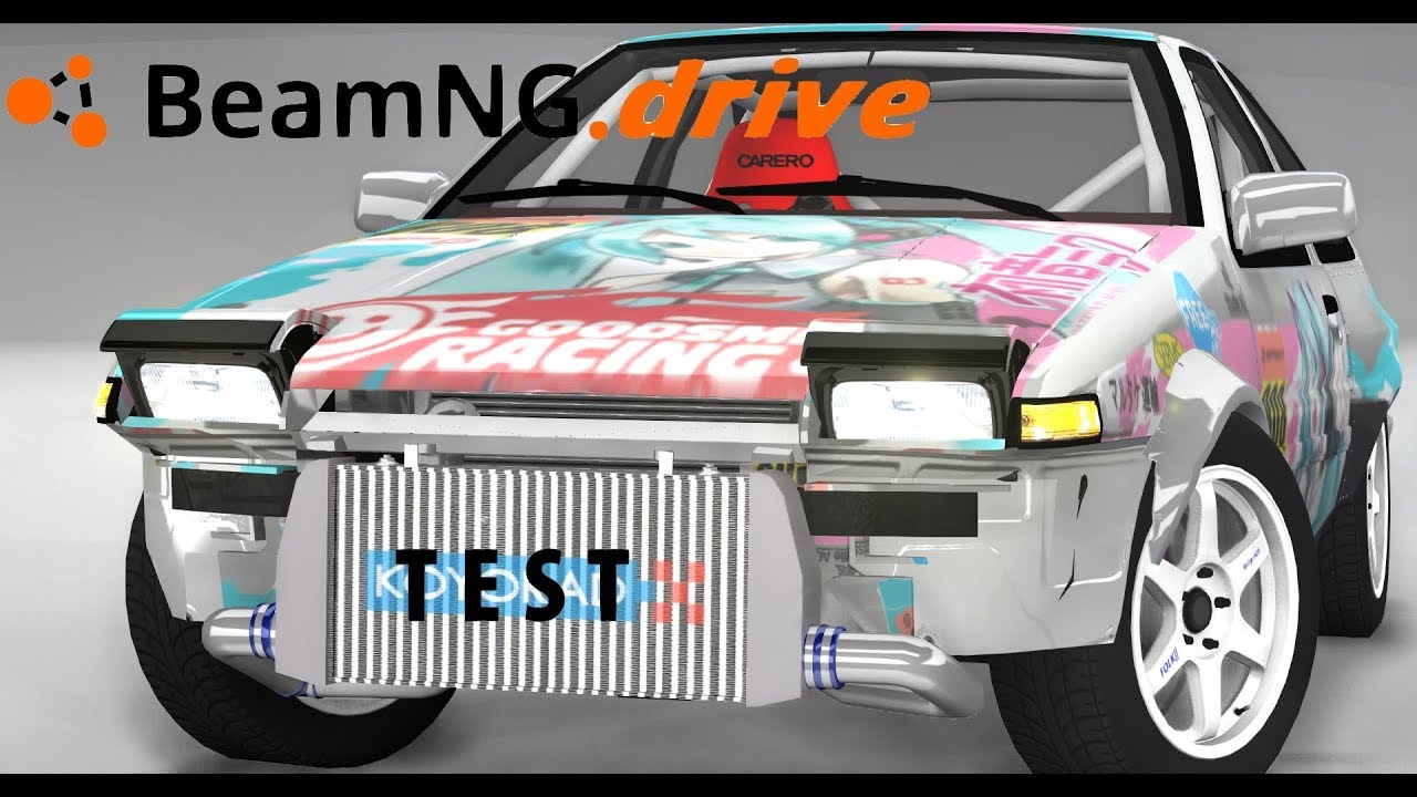 initial d dans beamng! (test de mod beamng drive) - YouTube