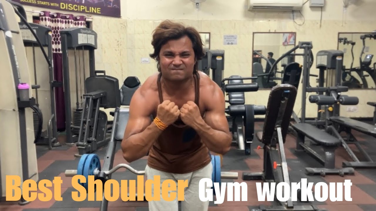9 Best shoulder workout at gym - YouTube