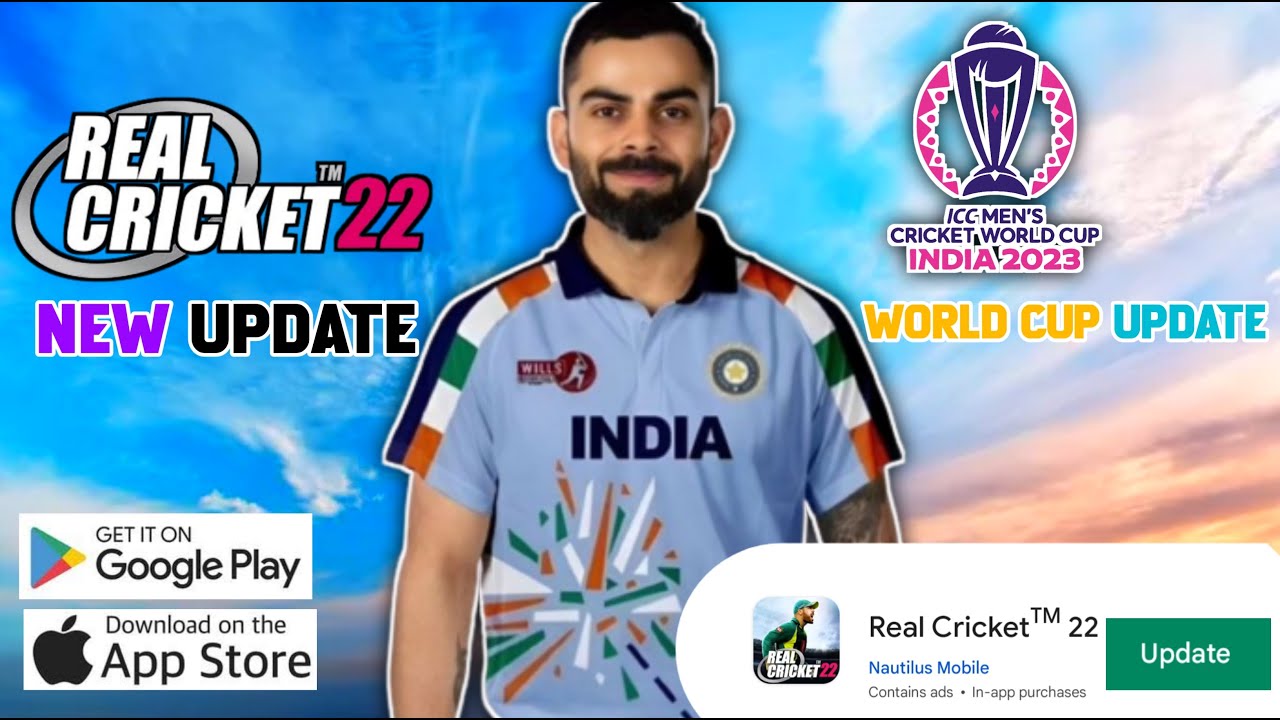 Real cricket 22 New Update | World Cup Special Update | Rc22 Mega ...