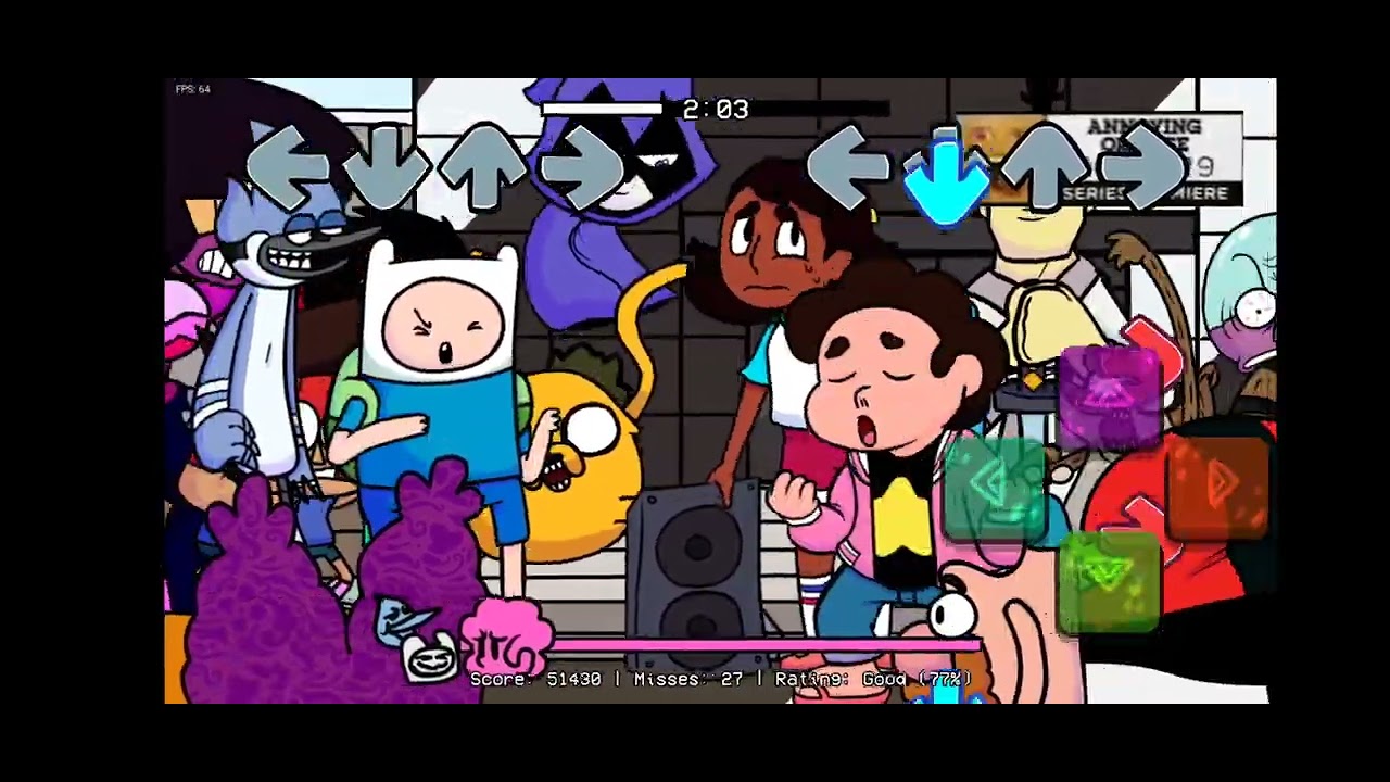FNF CARTOON ROASTING GAMEPLAY ANDROID - YouTube