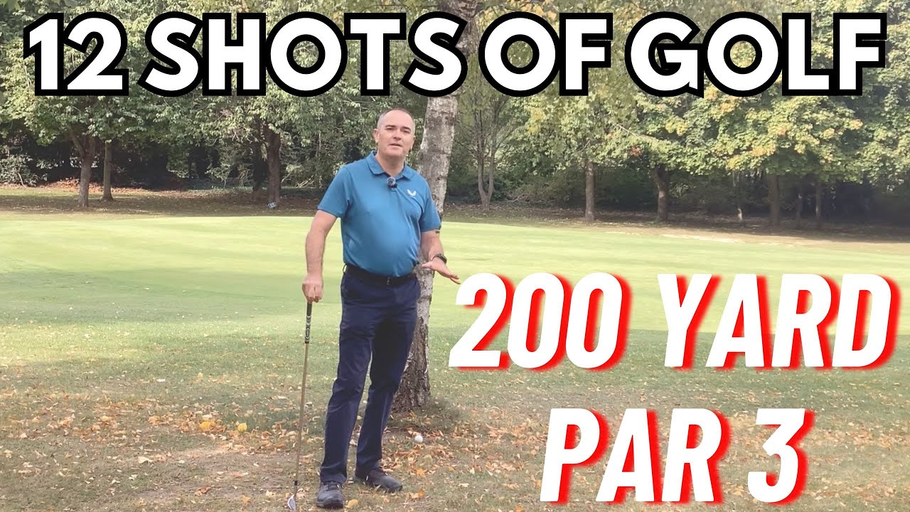 12 Shots Of Golf - 200 Yard Par 3 | On Course Lesson - YouTube