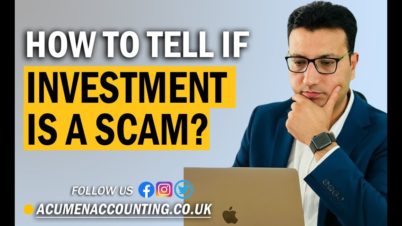 How to tell if investment is a scam? - YouTube