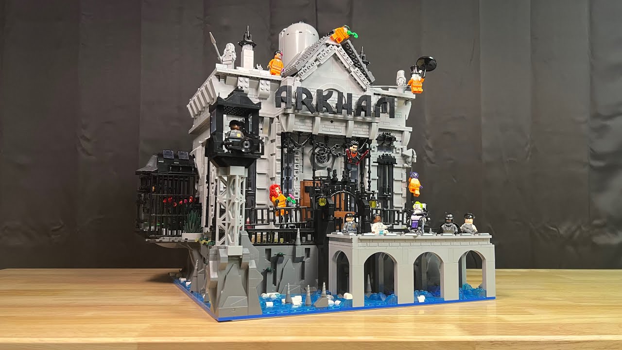 I Built a HUGE ARKHAM ASYLUM LEGO MOC!!! / Gotham City Part 1 - YouTube