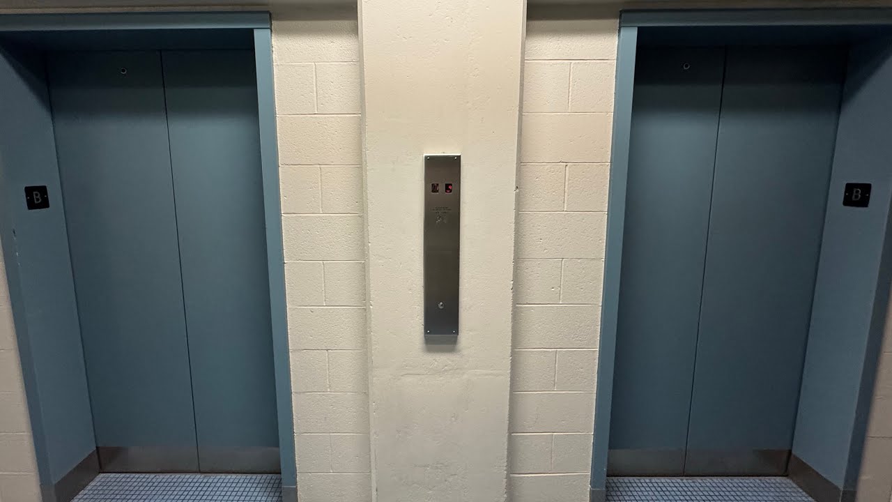 Montgomery Traction Elevators in Harper Hall at UNL - YouTube