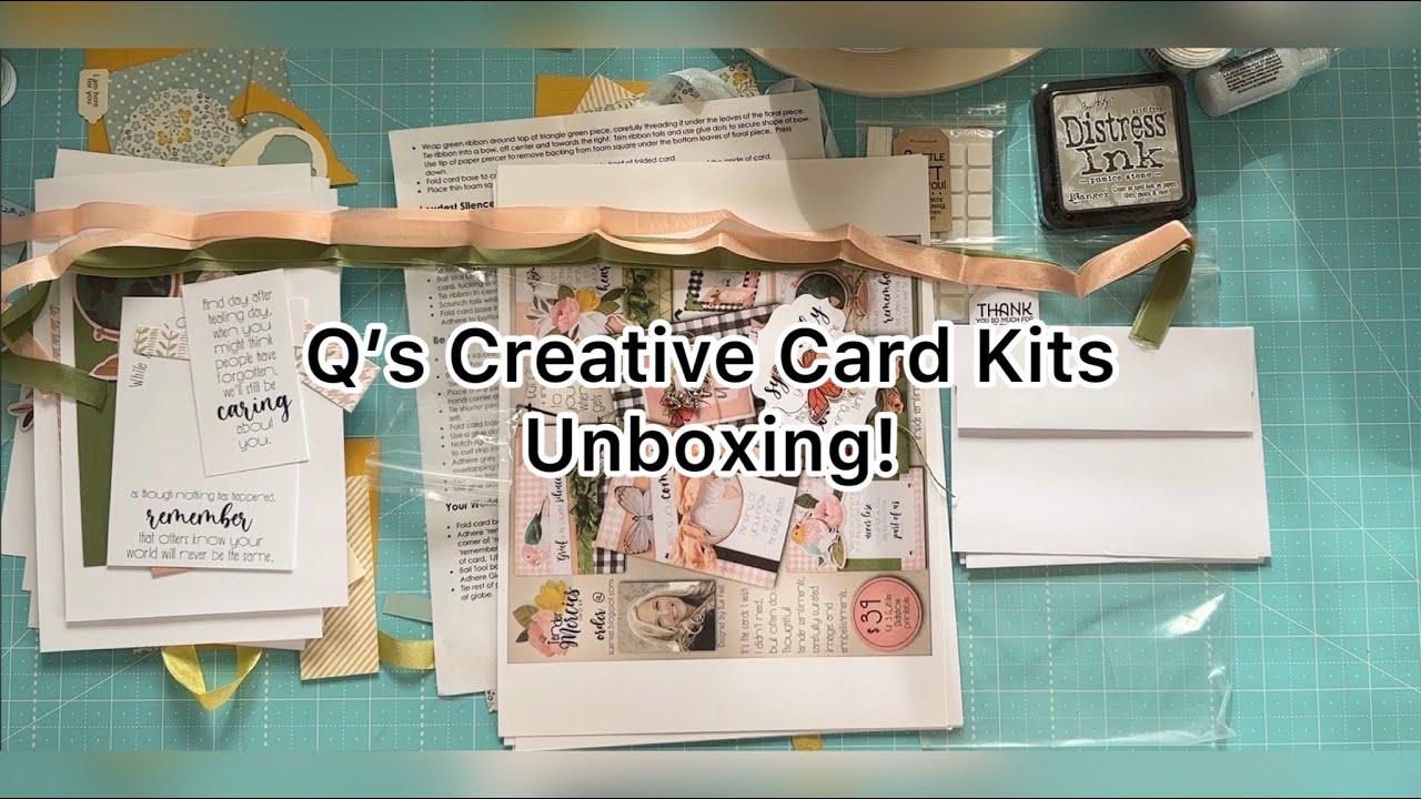Q’s Creative Card Kits Unboxing - YouTube