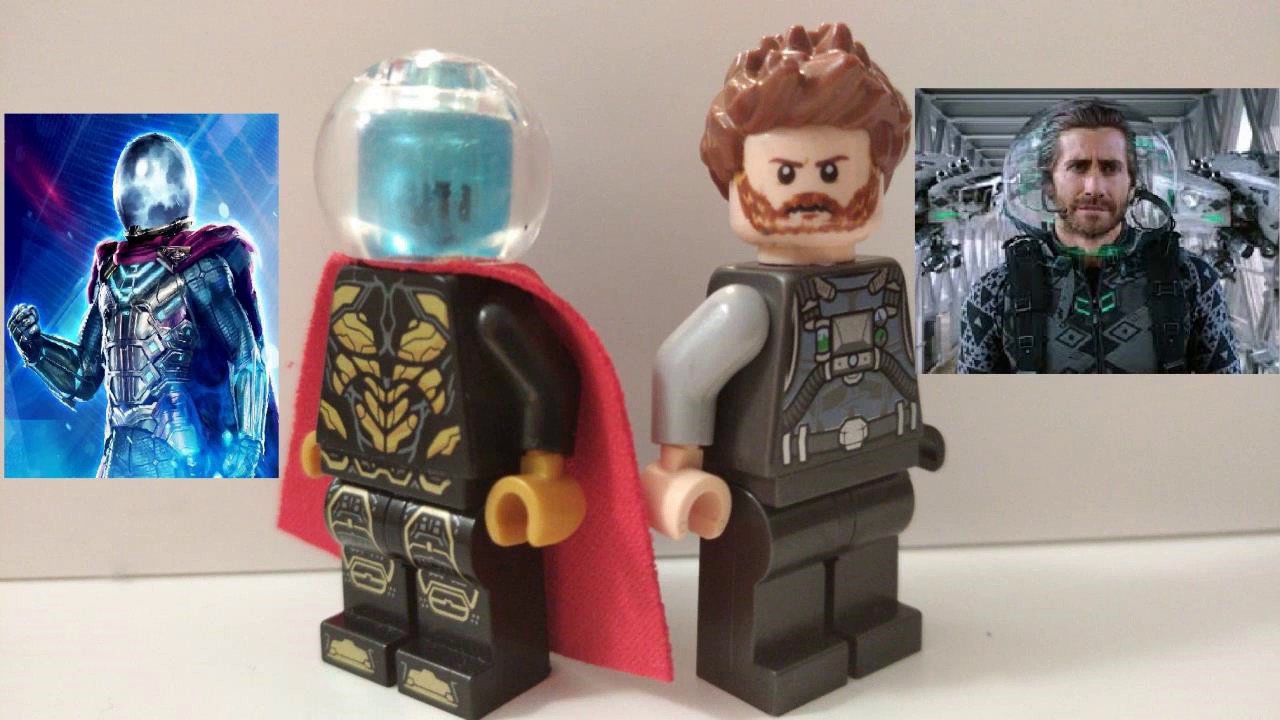 How to build LEGO Mysterio & Quentin Beck (Jake Gyllenhaal) - YouTube