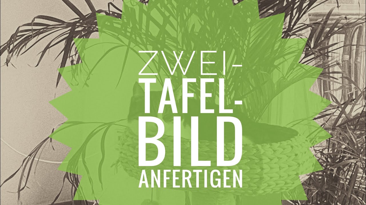 Lehrvideo: Zweitafelbild zeichnen(Reload) - YouTube