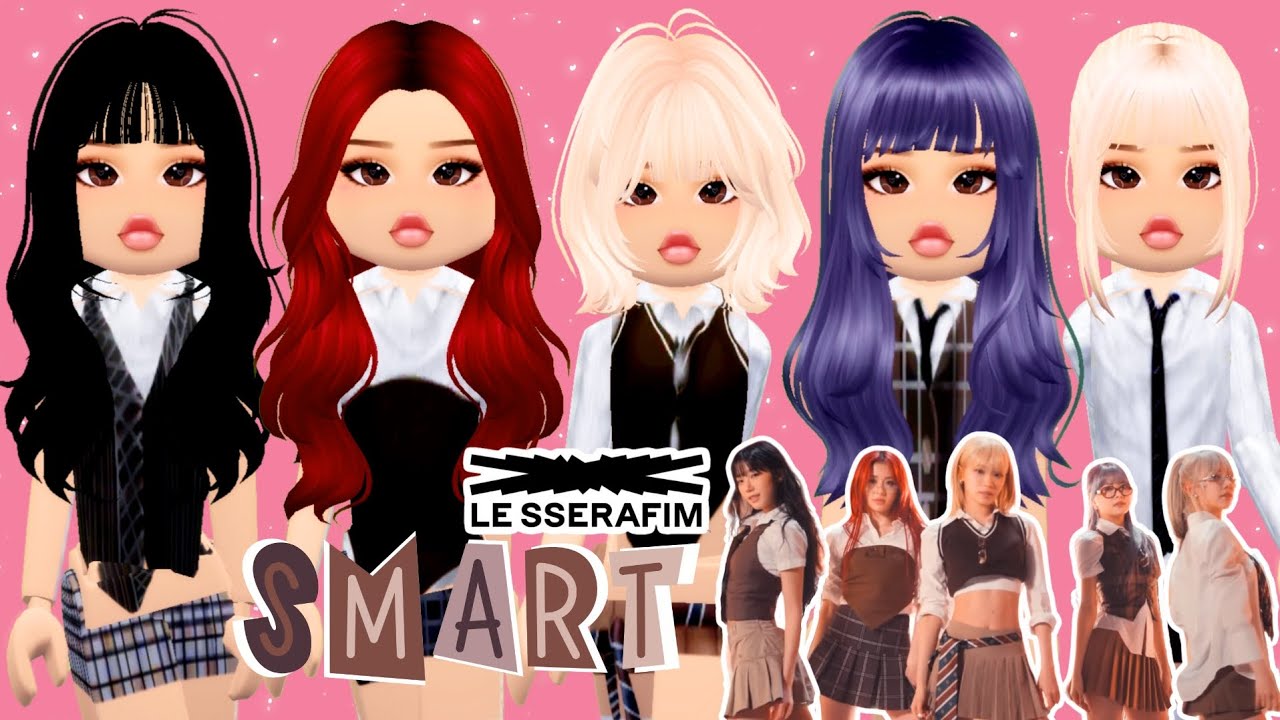 LE SSERAFIM 'Smart' MV Roblox Outfit Codes | Diaries Official 🎀 - YouTube
